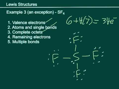 Visualizing the Lewis Structure of SF4 Molecules