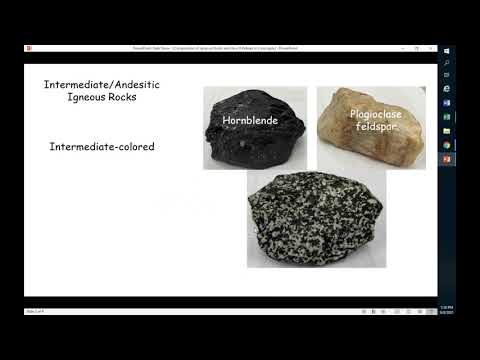Mineral Composition in Igneous Rocks and Its Significance